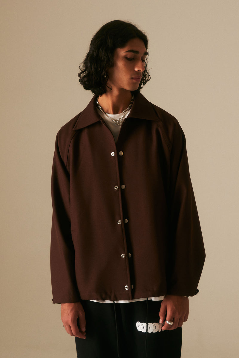 Coaches Jacket Brown